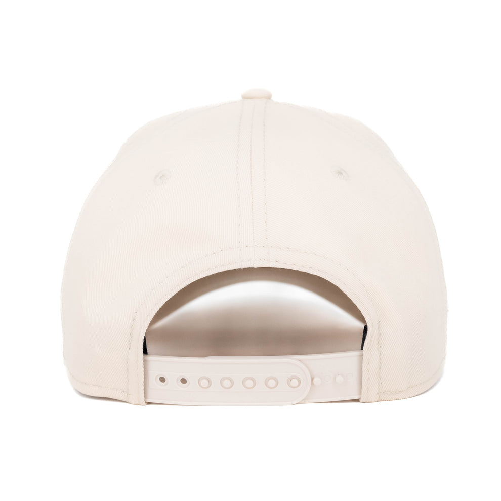 Kansas City Cursive Snapback - Off-White x Light Brown – CityBrimCo.